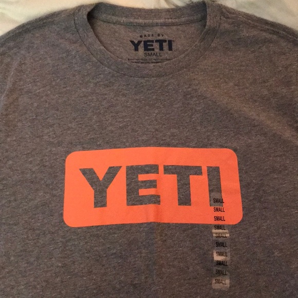 Yeti | Shirts | Nwt Yeti Grey Tshirt | Poshmark